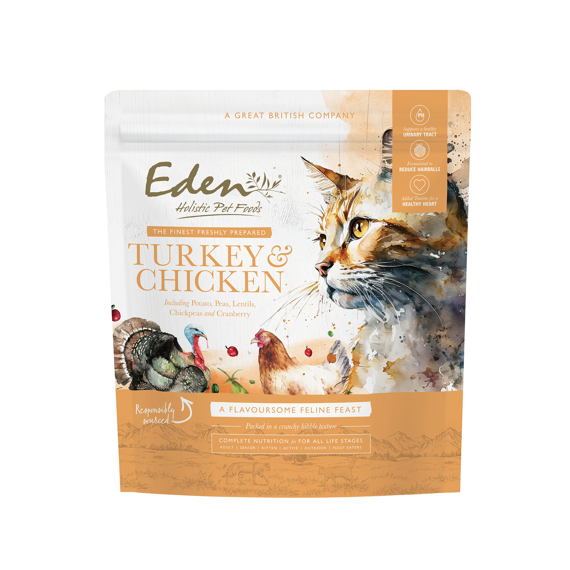 Eden Feline Feast Turkey & Chicken 1.5KG – Jurassic Bark Pet Supplies